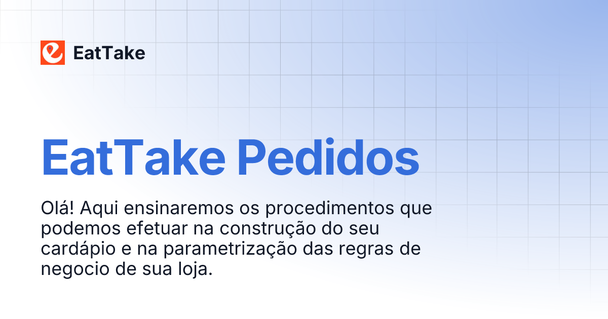 EatTake Pedidos | EatTake